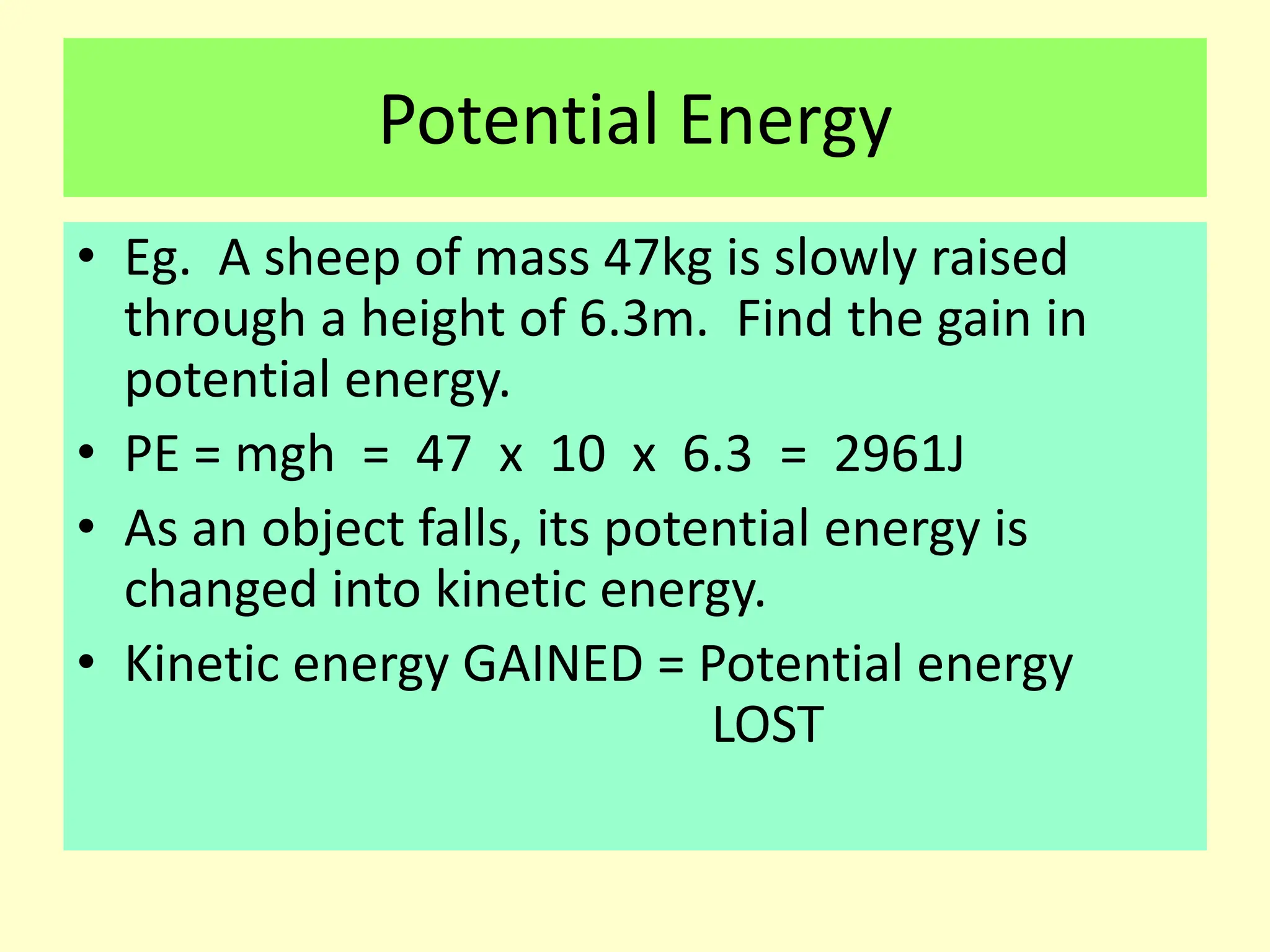 Physics 8 - Energy topic for igcse cambridge | PPTX