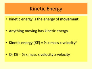 Physics 8 - Energy topic for igcse cambridge | PPTX