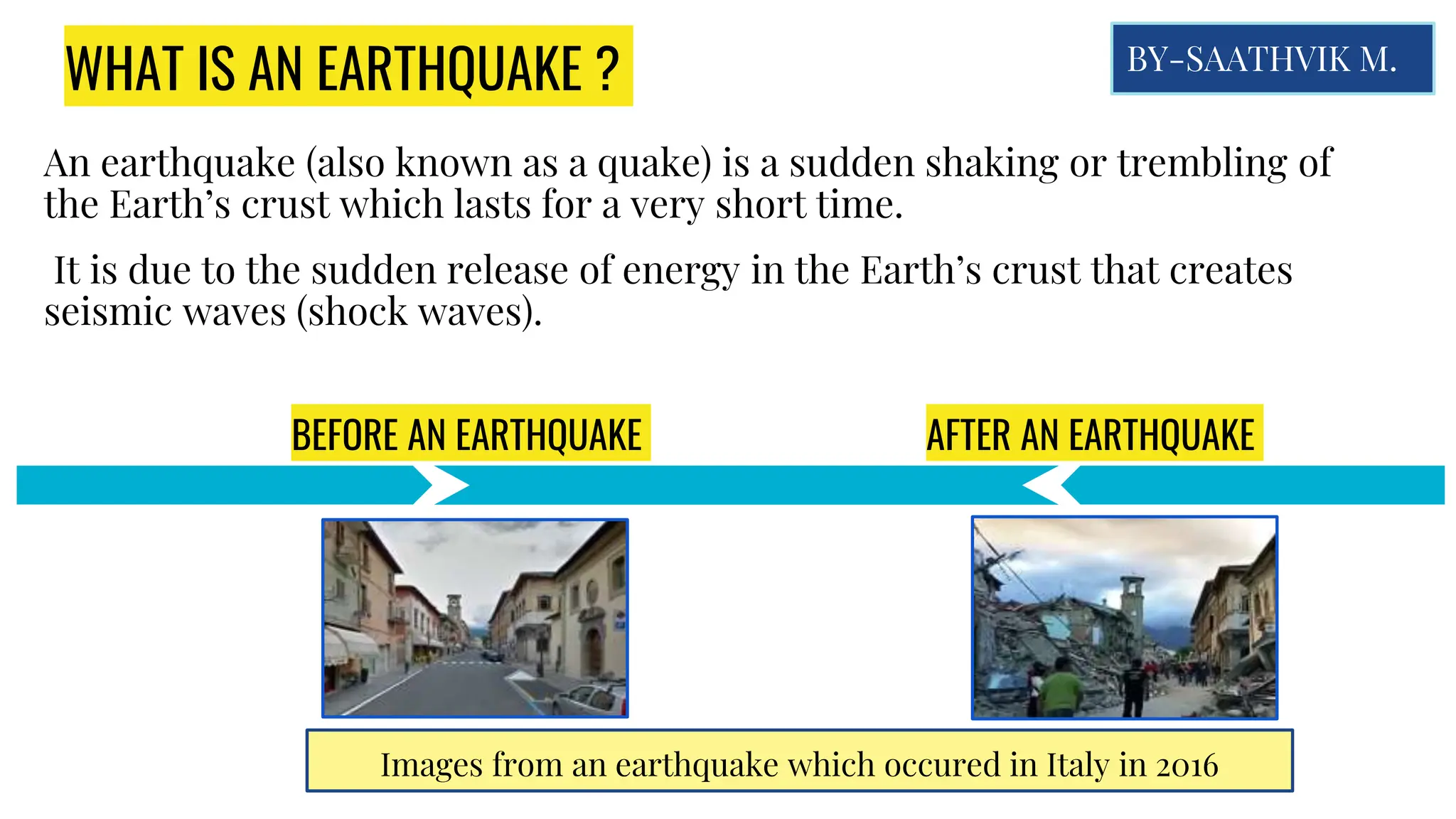 Physics activity presentation on earthquakes | PPTX
