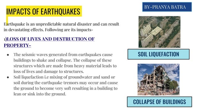 Physics activity presentation on earthquakes | PPTX