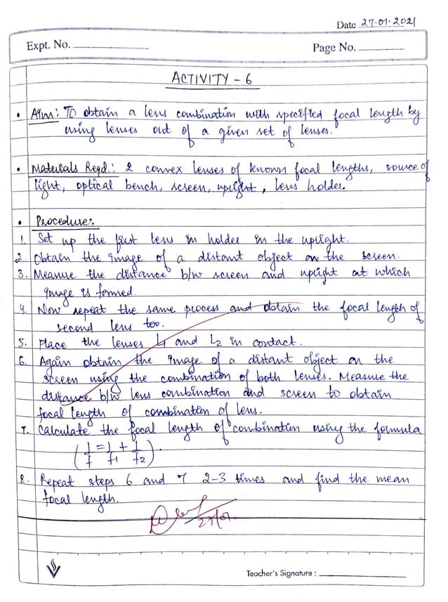 Physics activity file class 12 | PDF