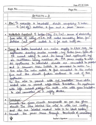Physics activity file class 12 | PDF