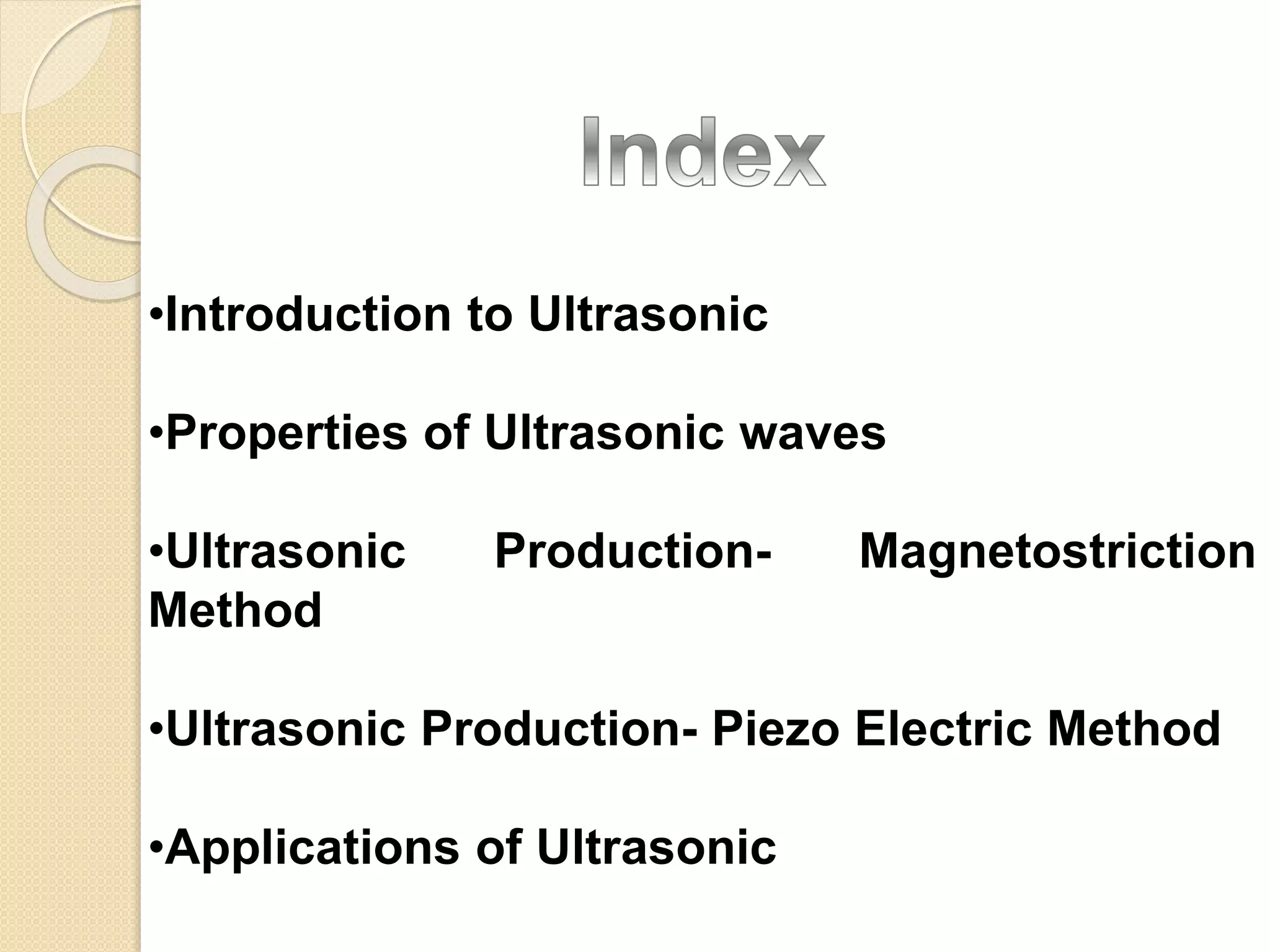 Ultrasonic | PPTX