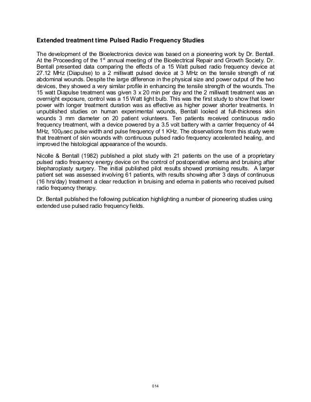 Physics and clinical evidence of bio electronics v14