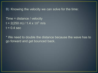 Physics and echolocation | PPTX