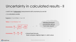 Physics and physical measurement | PPT