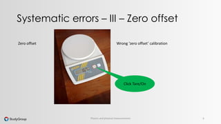 Physics and physical measurement | PPT
