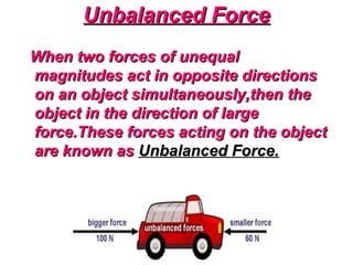 FORCE AND LAWS OF MOTION | PPT