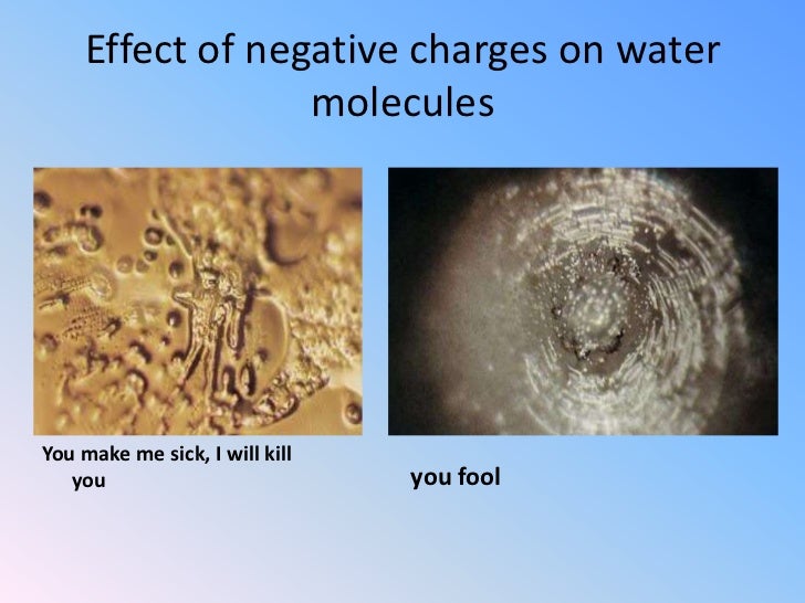 changes in structure of water with emotions