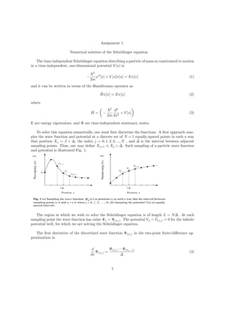 Numerical solution of the Schr¨odinger equation | PDF