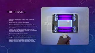 Wood’s Lamp Physics Assignment by Abdullah Sher | PPT