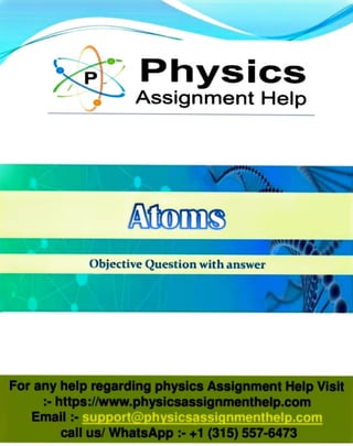 physics assignment help- Atoms | PDF