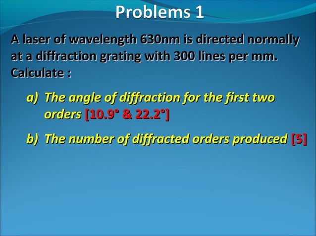 Physics as unit2_42_diffraction_grating | PPT | Physics | Science
