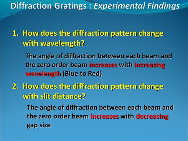 Physics as unit2_42_diffraction_grating | PPT | Physics | Science