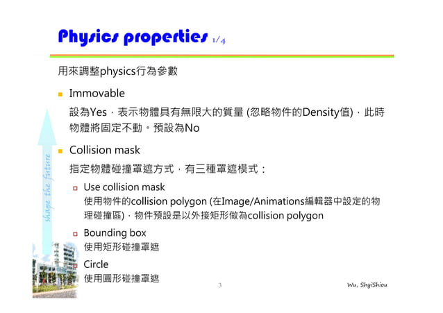 Construct 2 Physics behavior | PPT