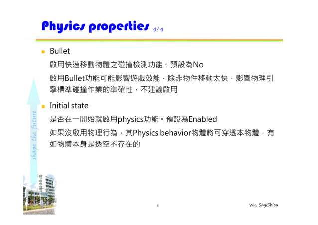 Construct 2 Physics behavior | PPT