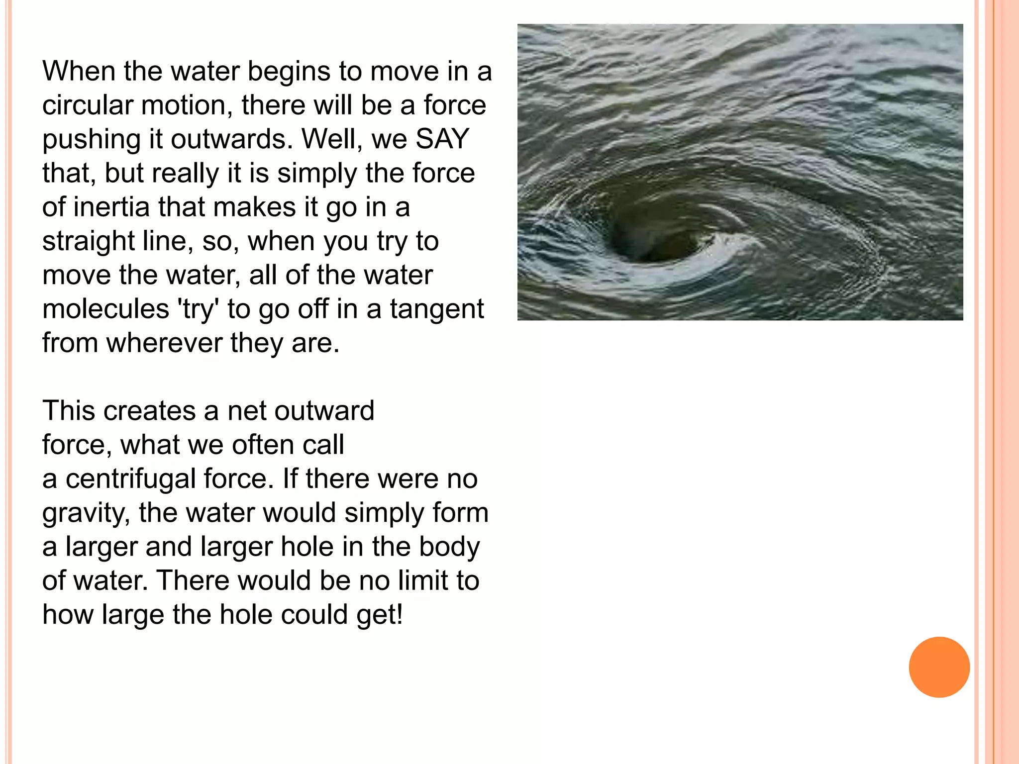 Physics behind whirlpools | PPTX