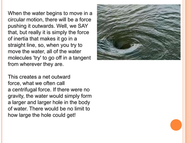 Physics behind whirlpools | PPTX
