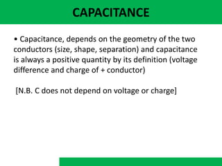 Physics capacitors w11-l23 | PPTX
