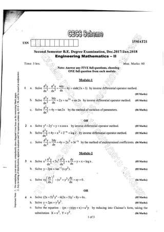 1st & 2nd Semester Physics Cycle CBCS till January 2018 | PDF