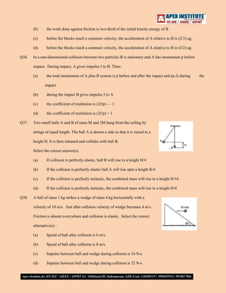 Physics centre of mass | PDF