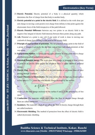 IIT-JEE : Electrostatic | PDF