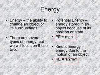 Physics chapter 10 and 11 | PPT