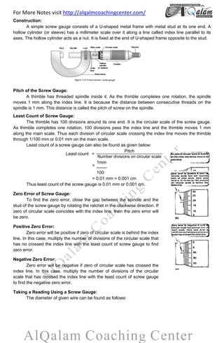 Physics chapter 1 9th | PDF