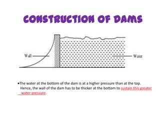 Physics chapter 3 [ applications of pressure in liquids ] | PPTX