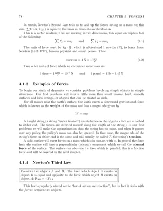 Physics chapter 4 notes | PDF