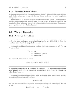 Physics chapter 4 notes | PDF