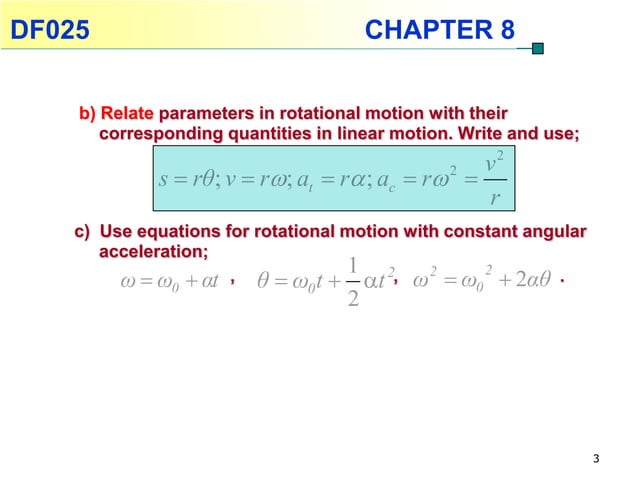 Physics Chapter 8- Rotational of a Rigid Body | PPTX