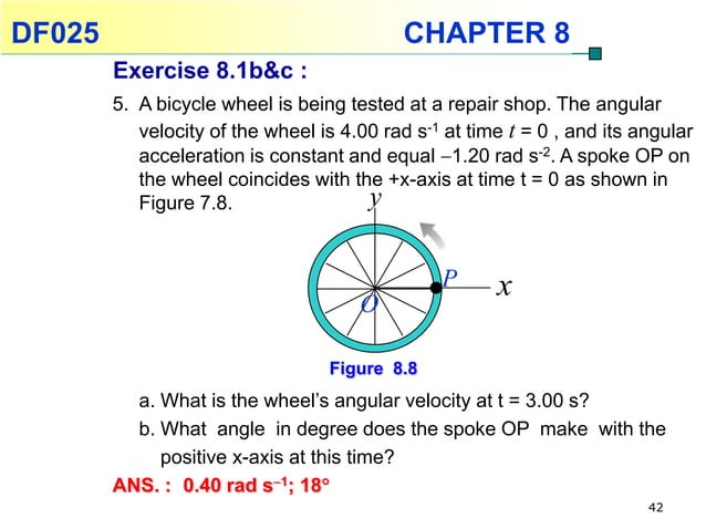 Physics Chapter 8- Rotational of a Rigid Body | PPTX