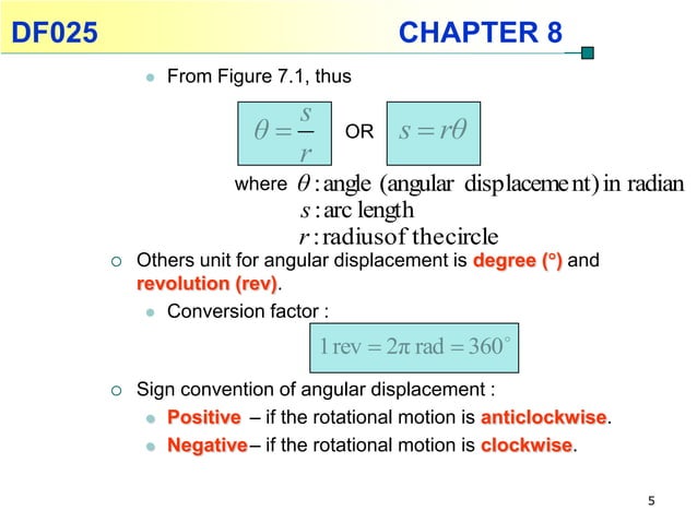 Physics Chapter 8- Rotational of a Rigid Body | PPTX
