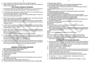 Physics Chapter wise important questions II PUC | PDF