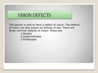 Physics class 10(Human eye){Diphu_ Abhinab Boruah} | PPTX