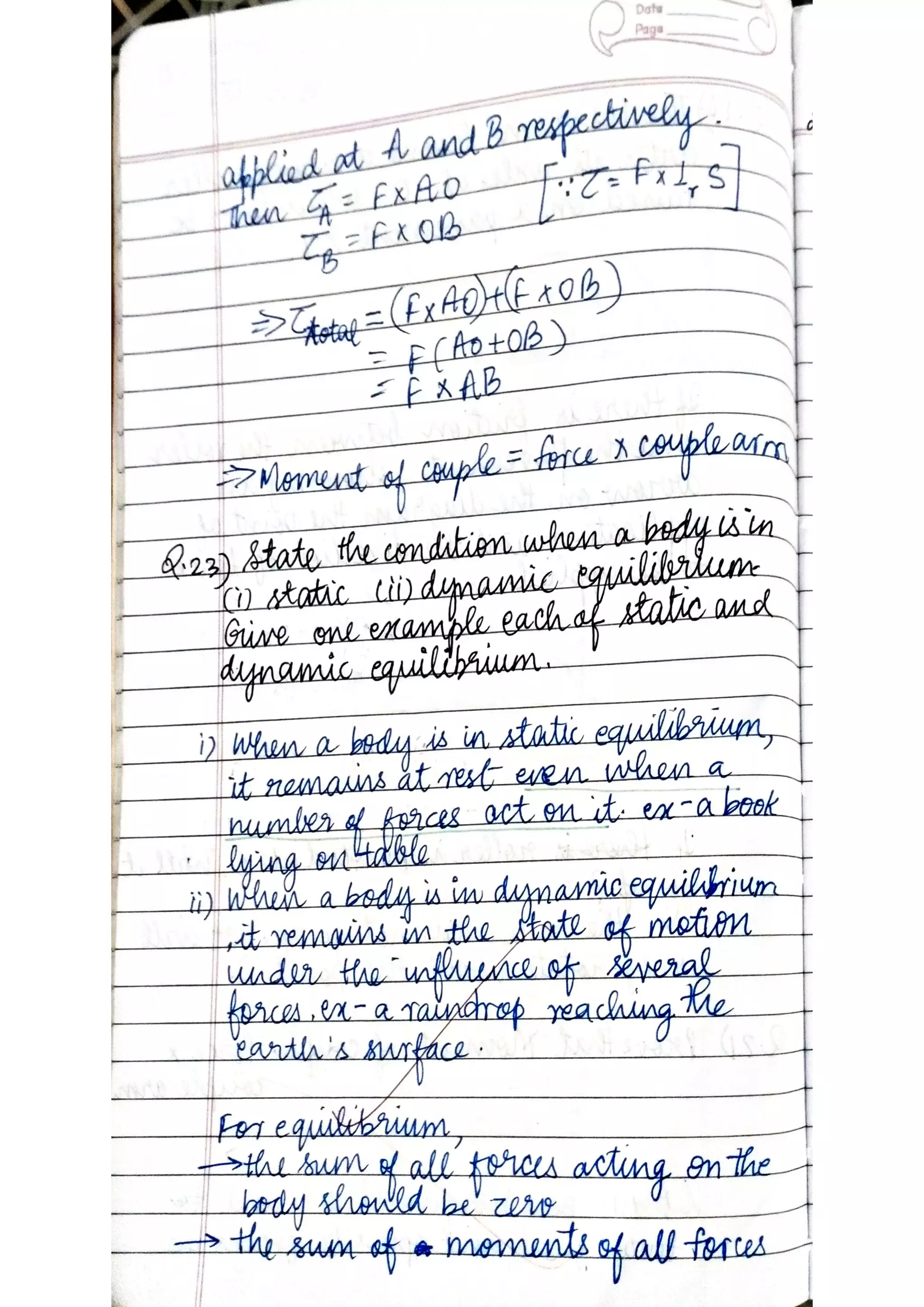 ICSE Physics Class X Handwritten Notes | PDF | Physics | Science