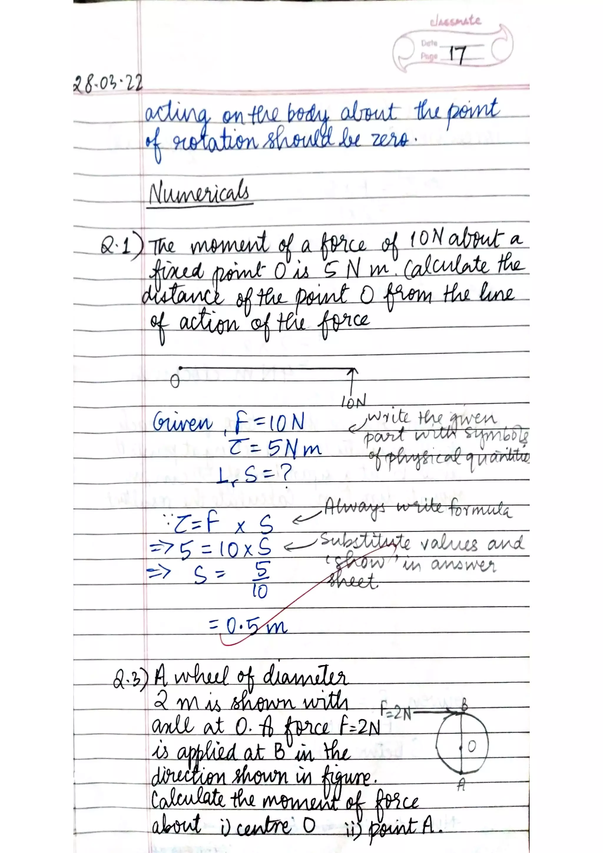 ICSE Physics Class X Handwritten Notes | PDF