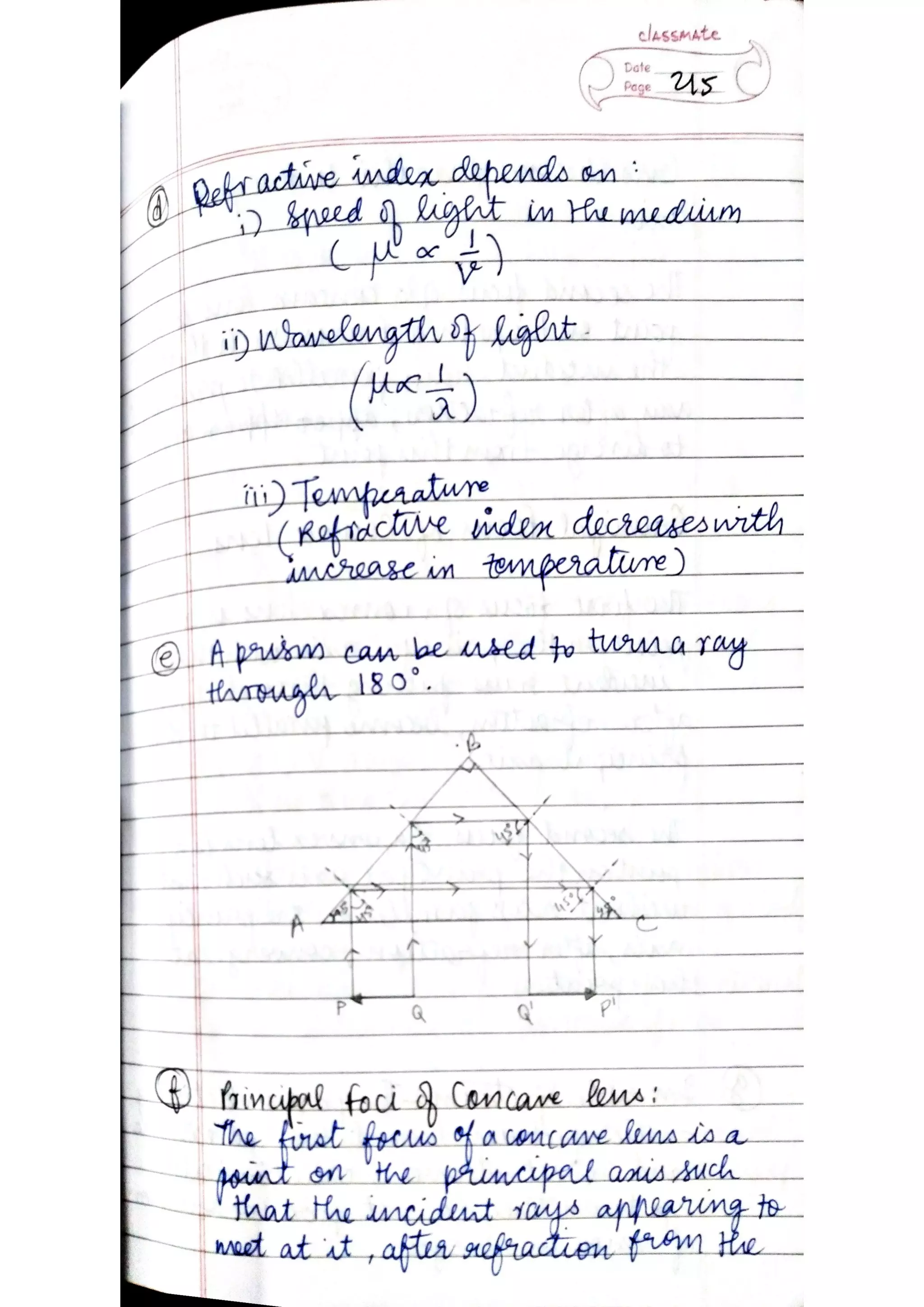 ICSE Physics Class X Handwritten Notes | PDF