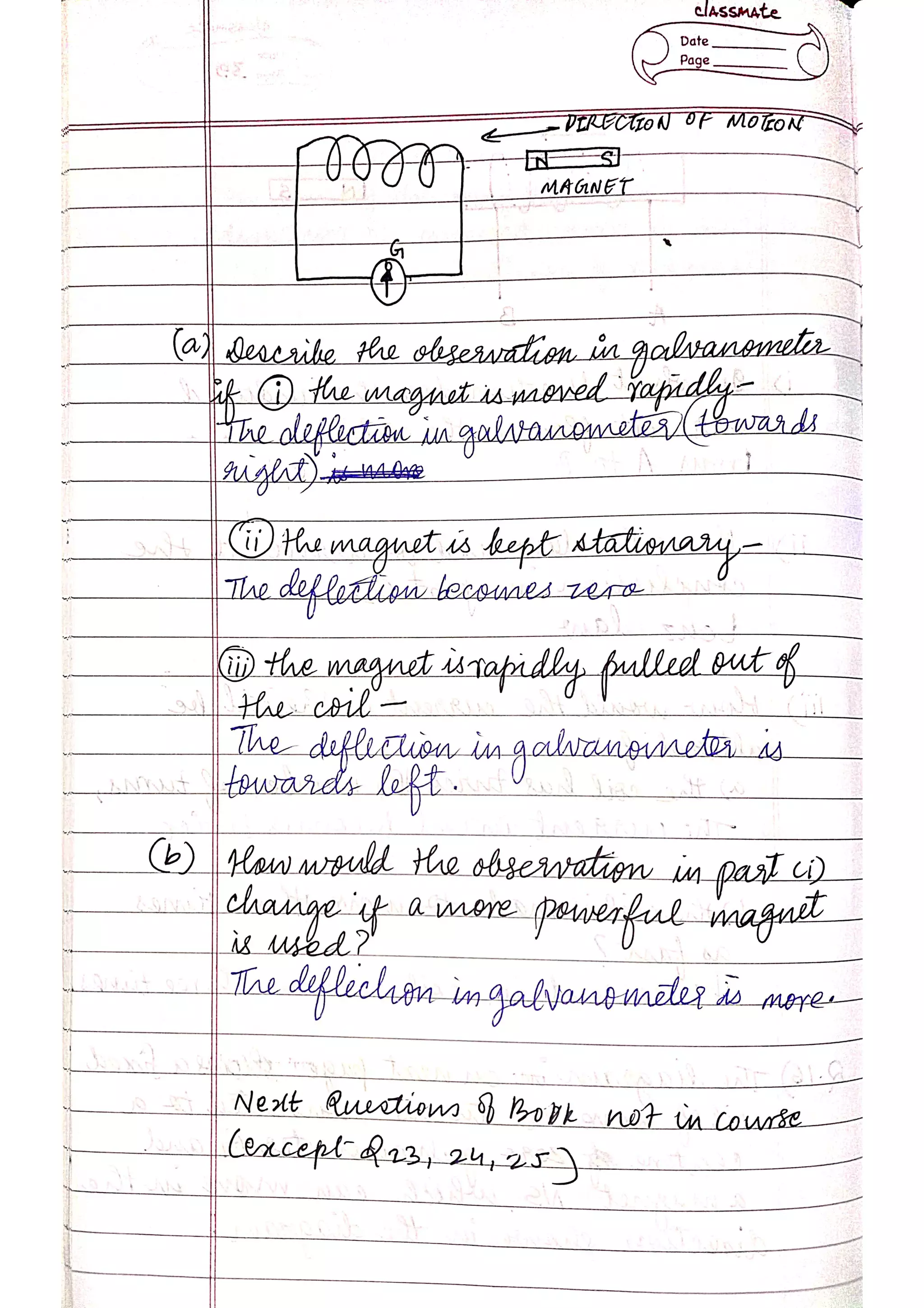 ICSE Physics Class X Handwritten Notes | PDF