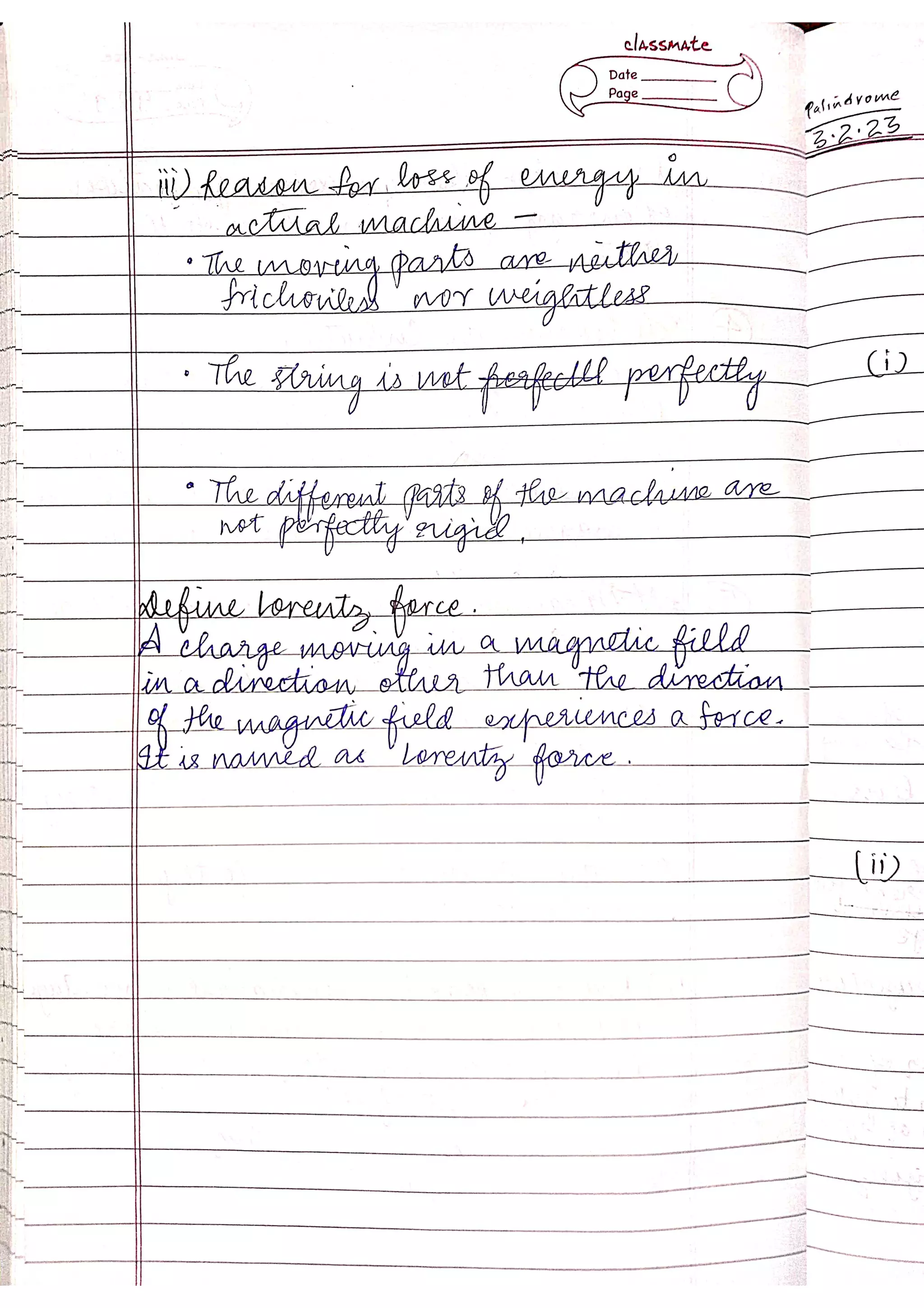 ICSE Physics Class X Handwritten Notes | PDF