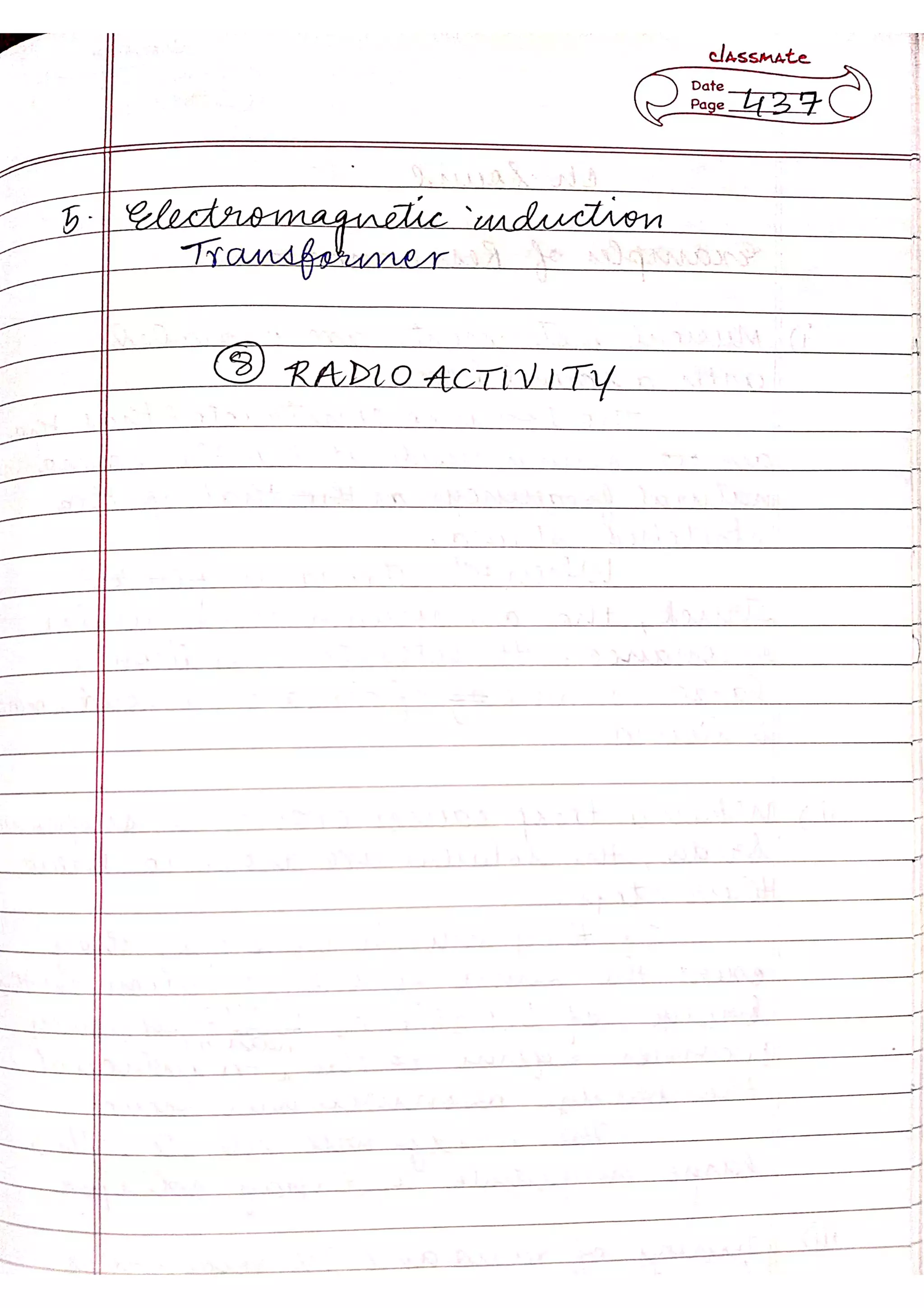 ICSE Physics Class X Handwritten Notes | PDF