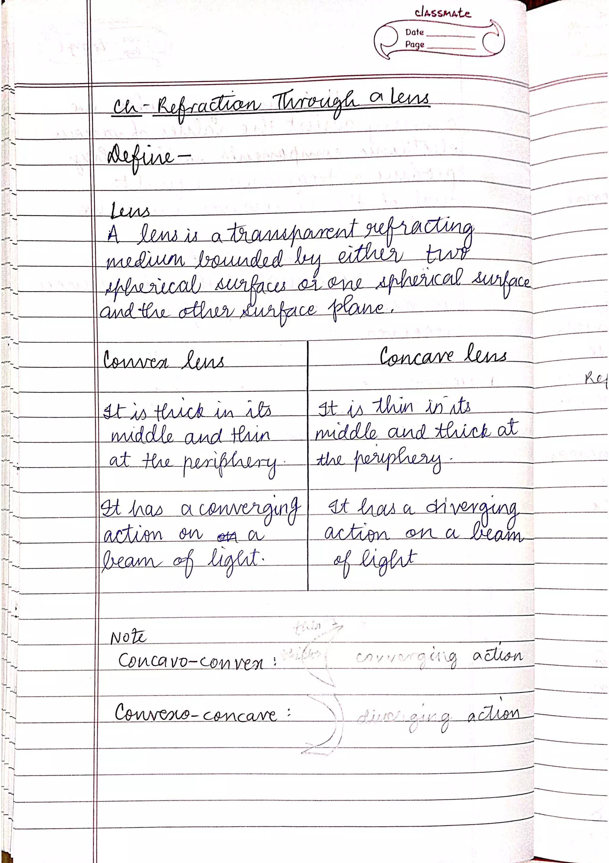 ICSE Physics Class X Handwritten Notes | PDF