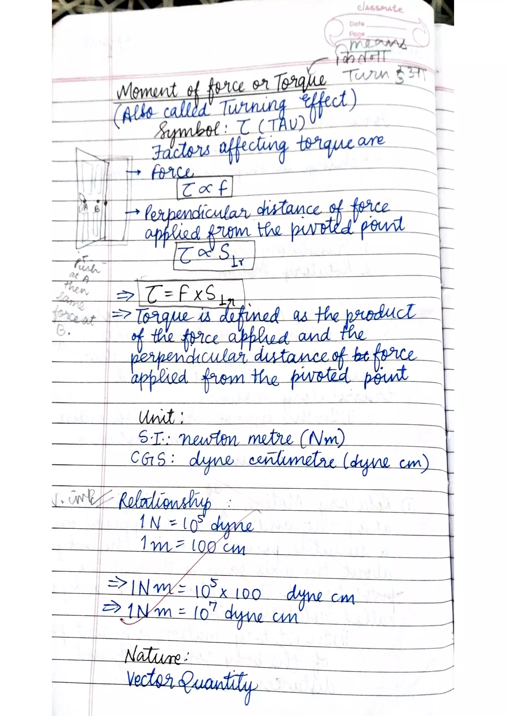 ICSE Physics Class X Handwritten Notes | PDF