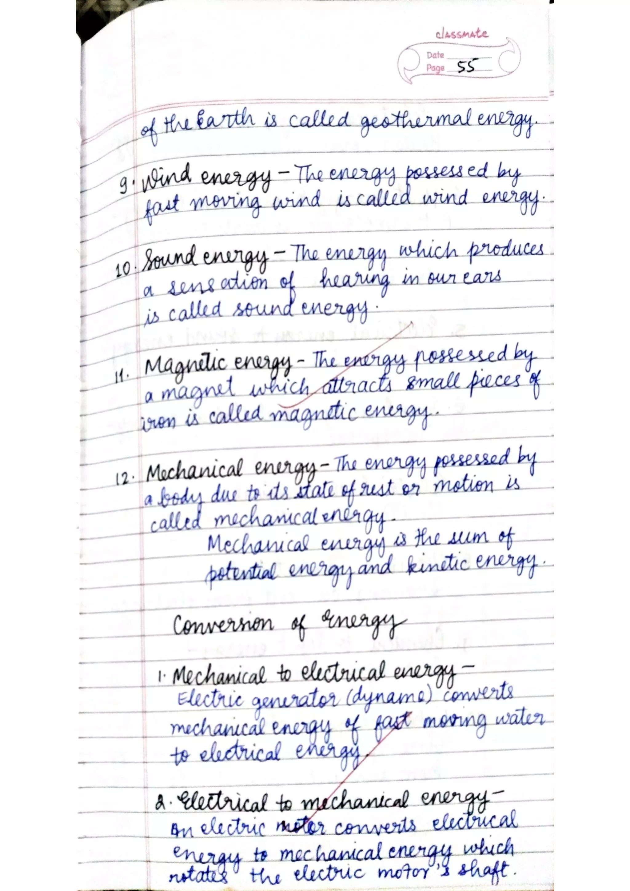 ICSE Physics Class X Handwritten Notes | PDF