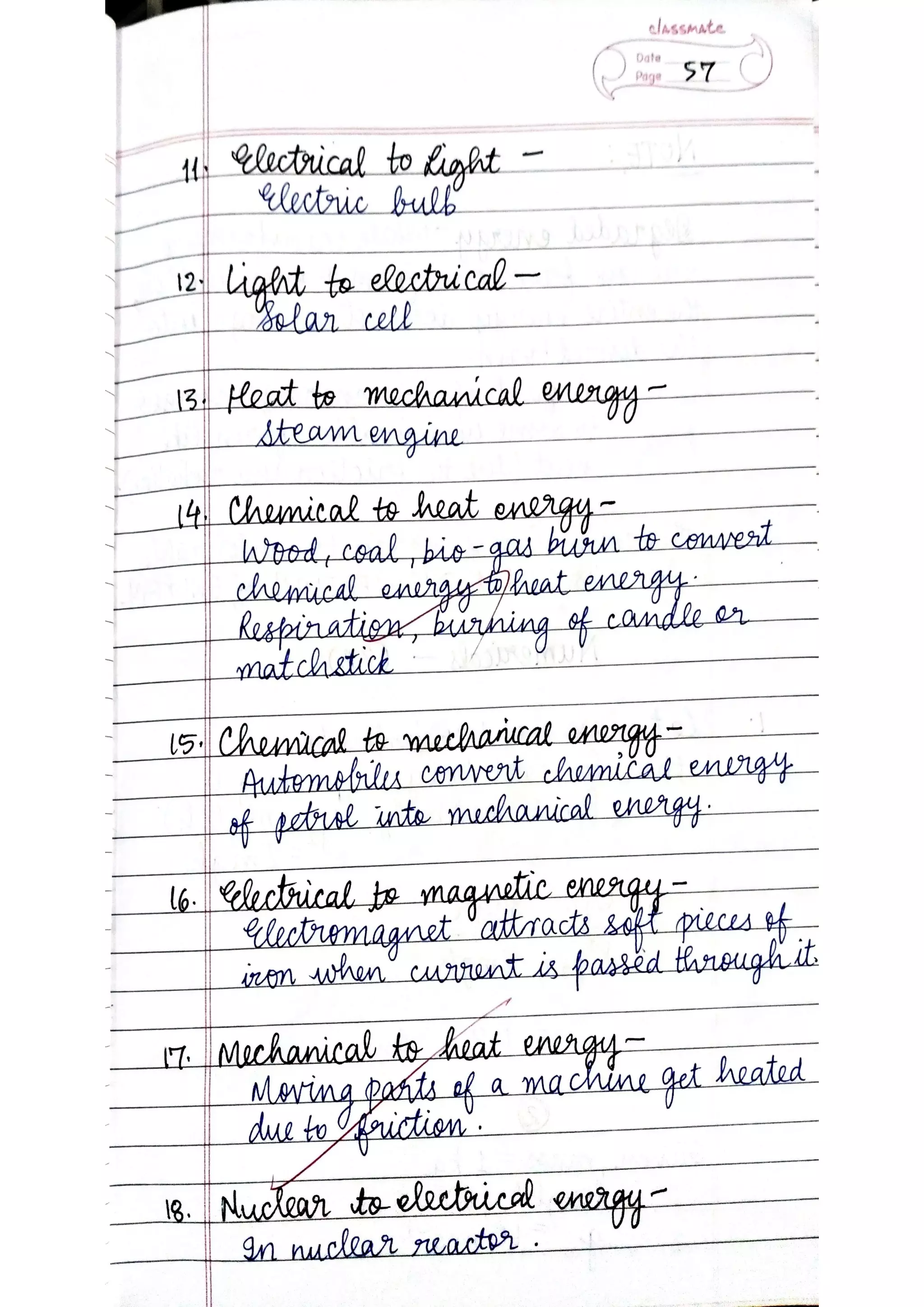 ICSE Physics Class X Handwritten Notes | PDF