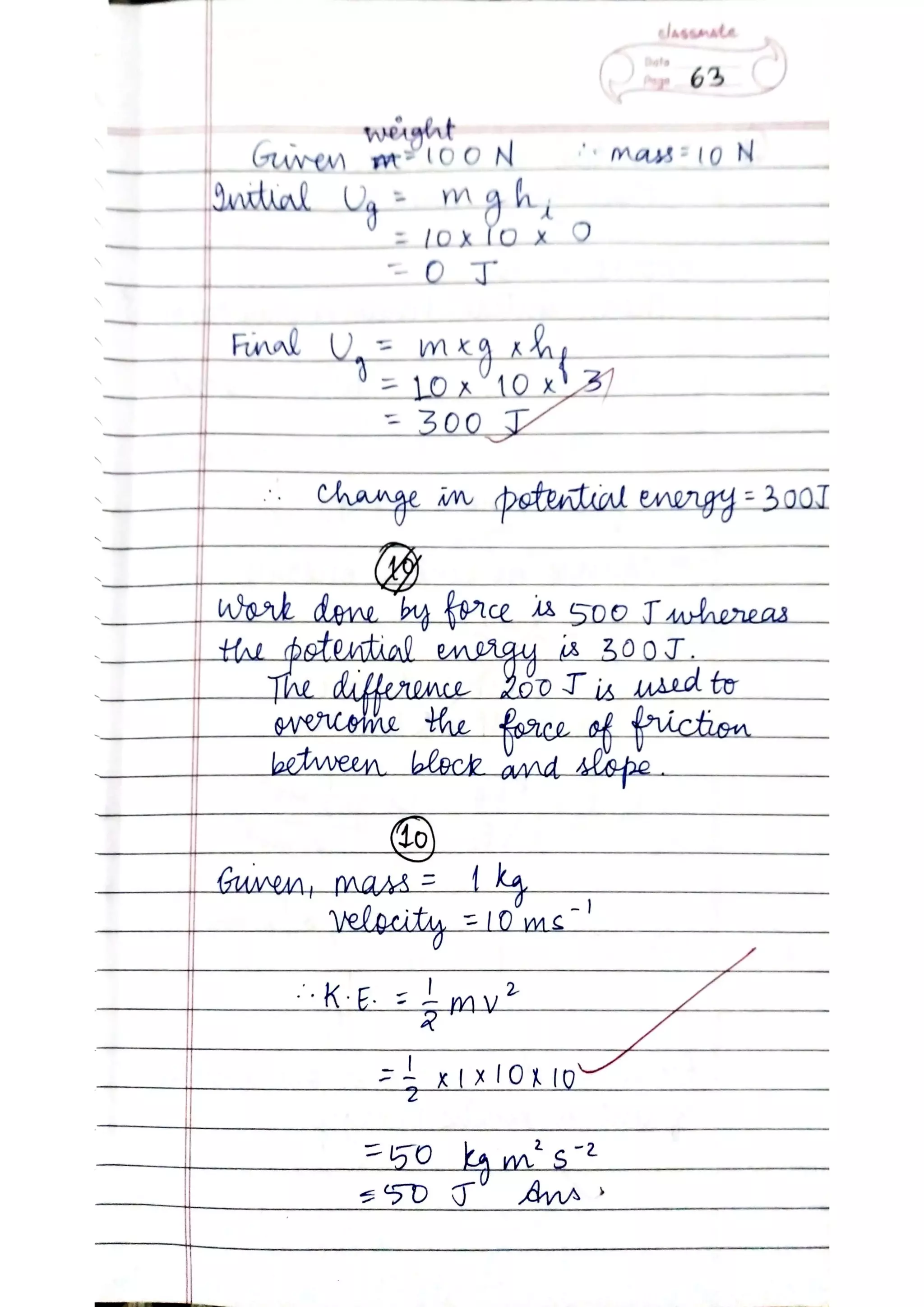 ICSE Physics Class X Handwritten Notes | PDF