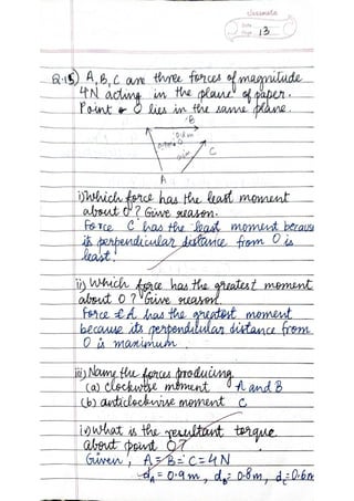ICSE Physics Class X Handwritten Notes | PDF