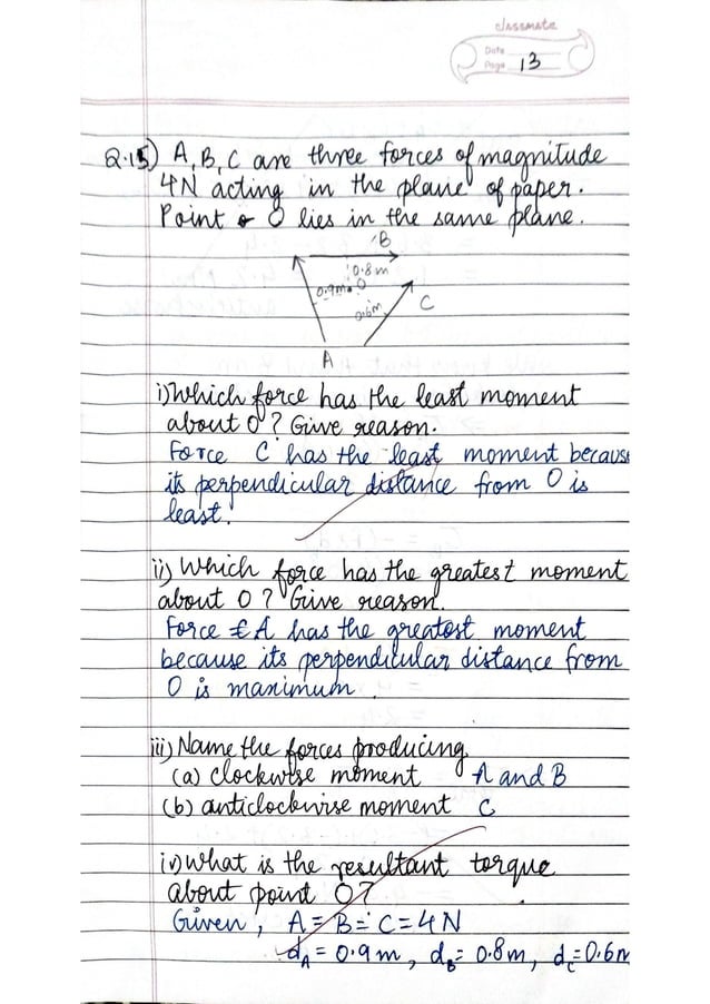 ICSE Physics Class X Handwritten Notes | PDF | Physics | Science