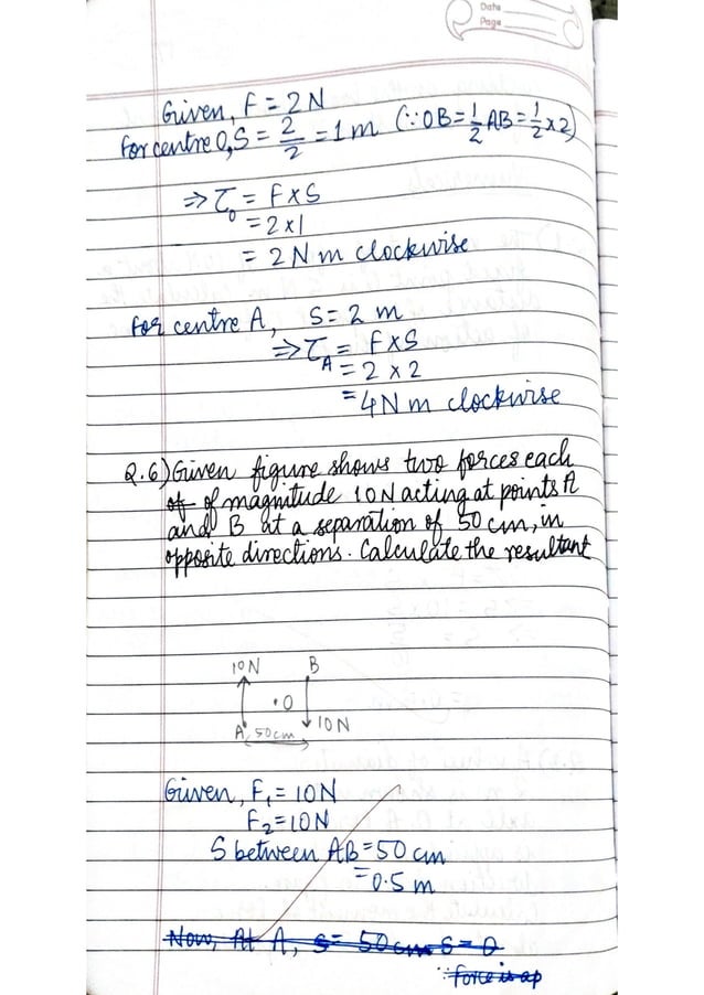 ICSE Physics Class X Handwritten Notes | PDF | Physics | Science